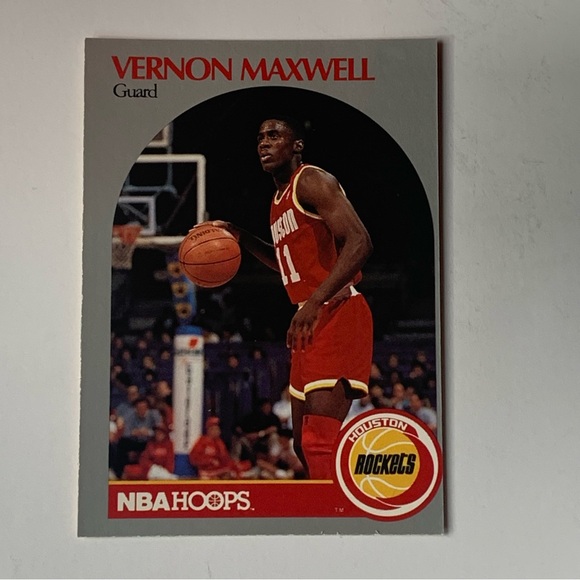 NBA HOOPS | Toys | 99 Nba Hoops Houston Rockets Vernon Maxwell 126 ...